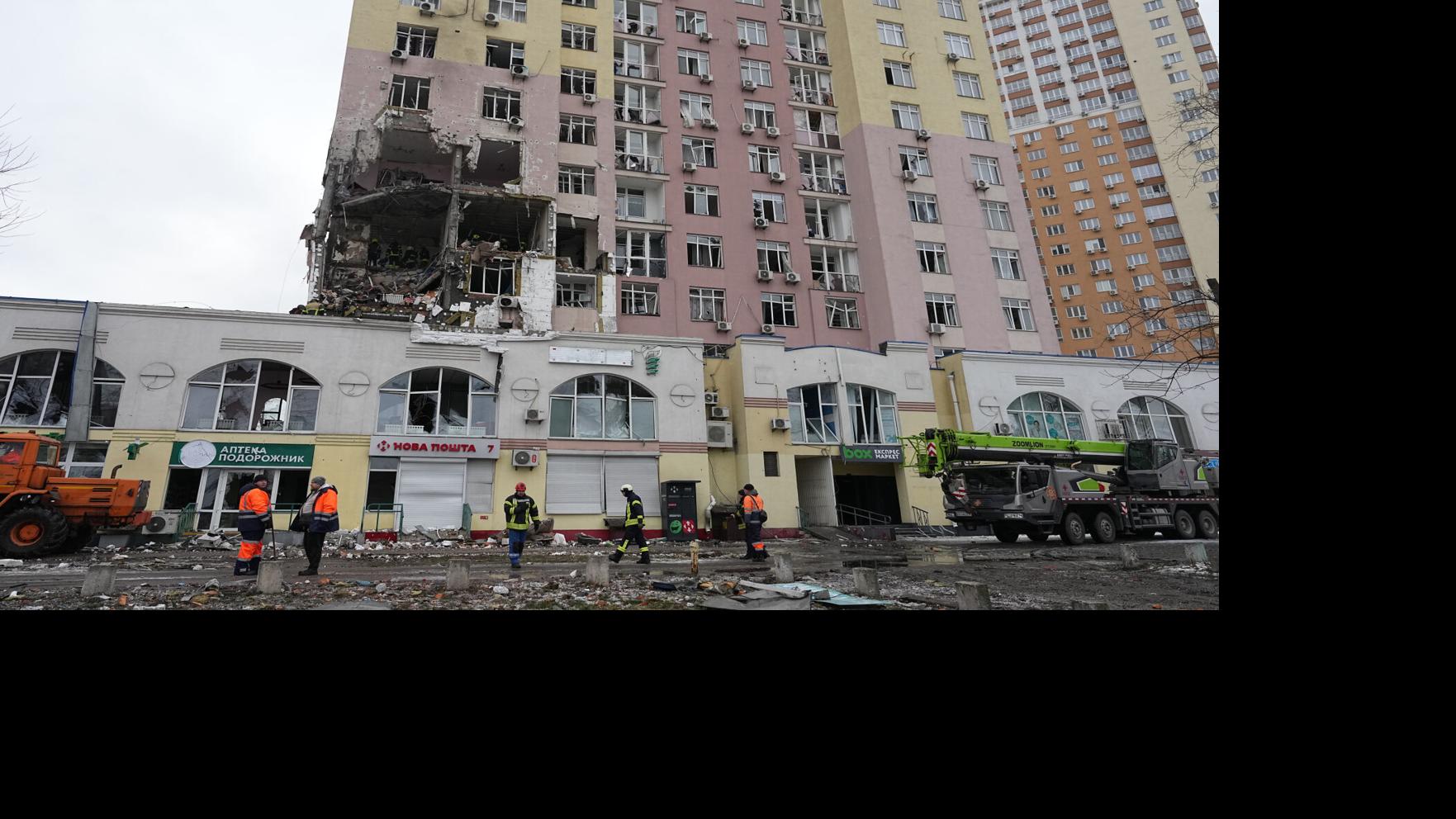 Russia strikes Ukraine's capital and kills at least 1 person a day ...