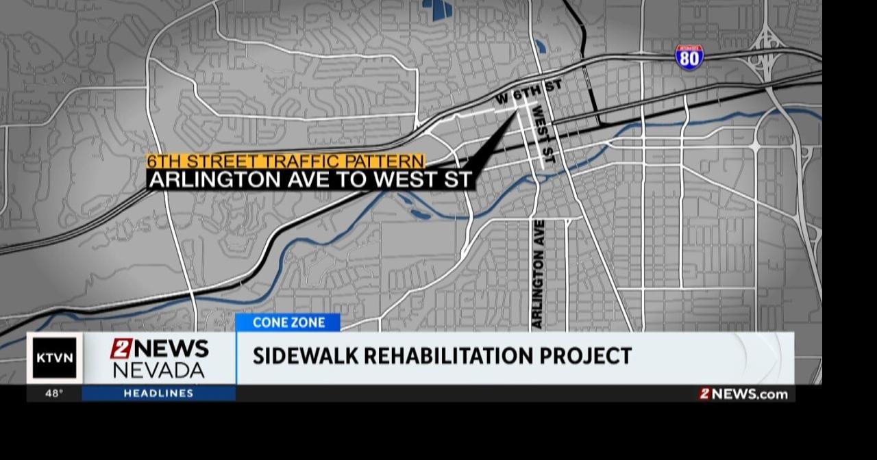 Cone Zone: Road work changing traffic patterns in downtown Reno | Local ...
