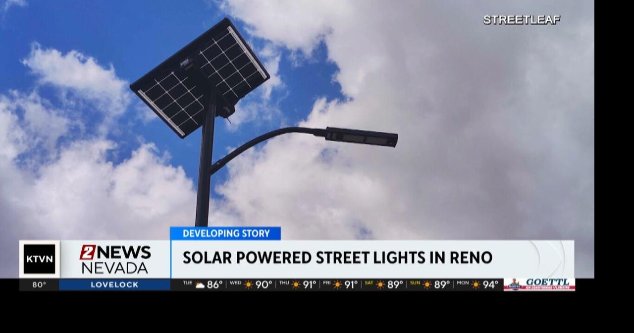 Biggest Little City to get solar powered streetlights | News | 2news.com