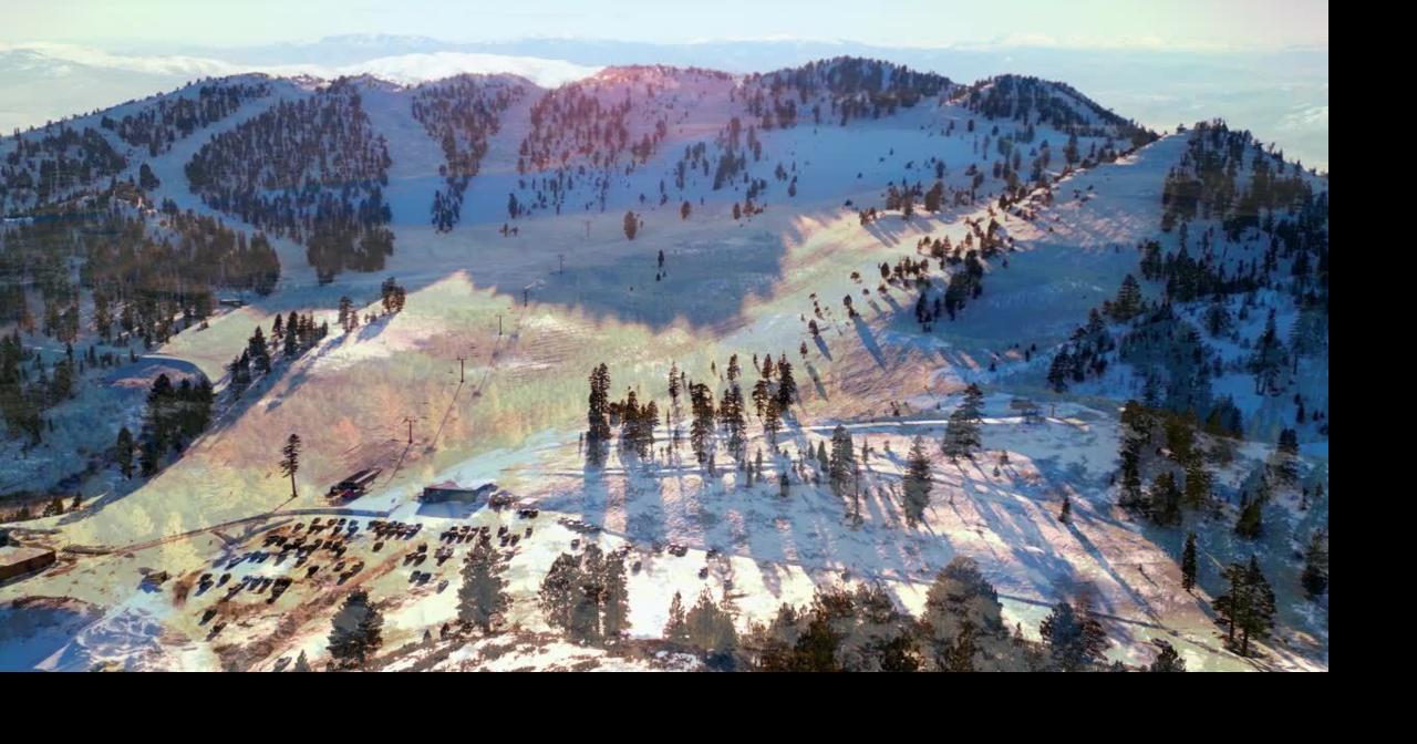 Scenic Views of Slide Mountain Above Reno After Fresh Snow | Videos ...