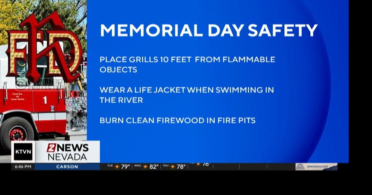 Reno Fire Department Memorial Day safety tips | Videos | 2news.com