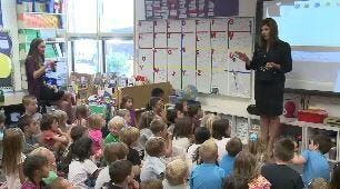 How KTVN Impacts Our Community: First Graders Ask Kristen Remington ...
