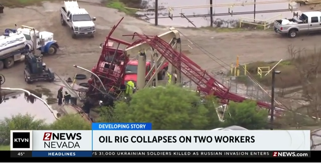 Oil Rig Collapses in California | Video | 2news.com