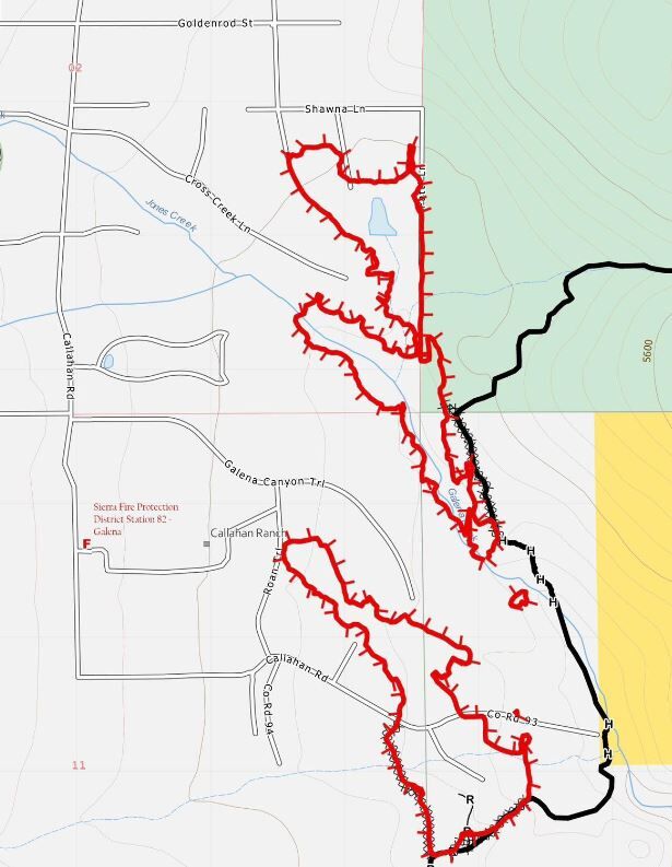 Callahan Fire mapped at 61 acres, all evacuations lifted, one home lost ...