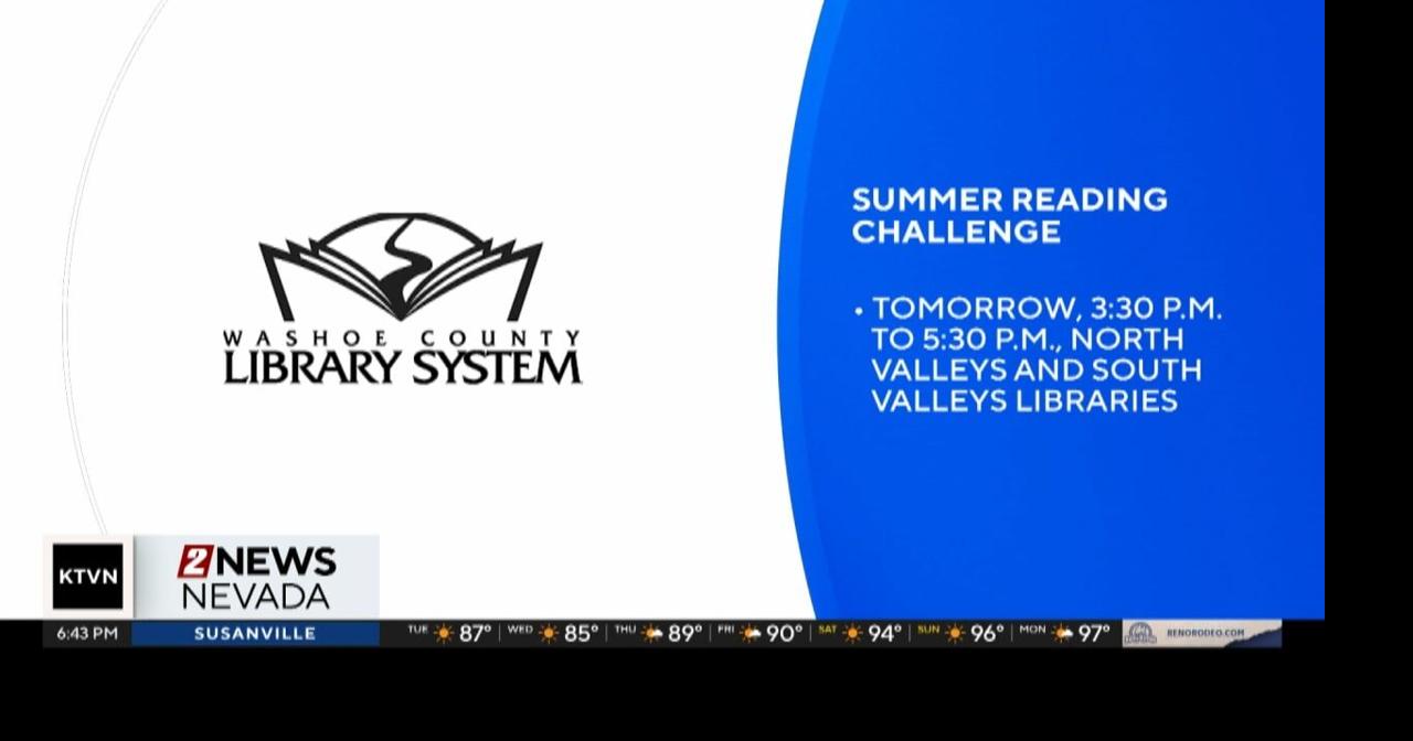 Washoe County Libraries Summer Reading Challenge | Videos | 2news.com