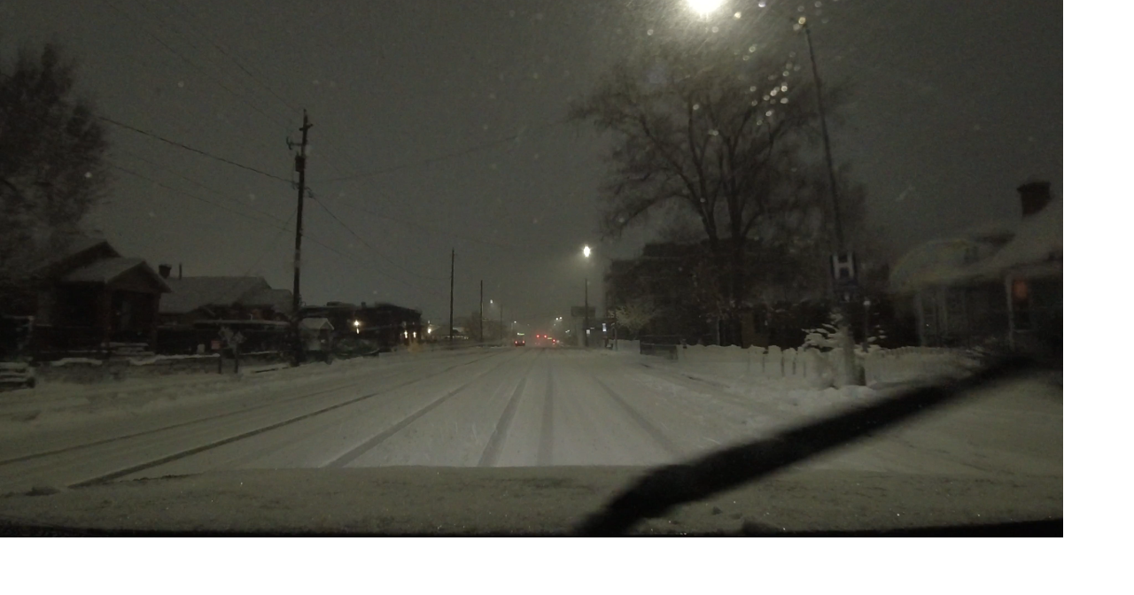 Driving through the Reno snow at night | Local News | 2news.com