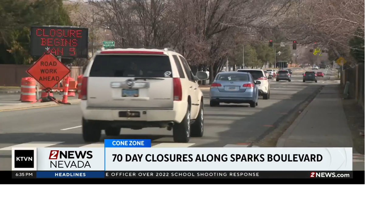 Sparks Boulevard project puts 24/7 lane closures in place for next 70 ...