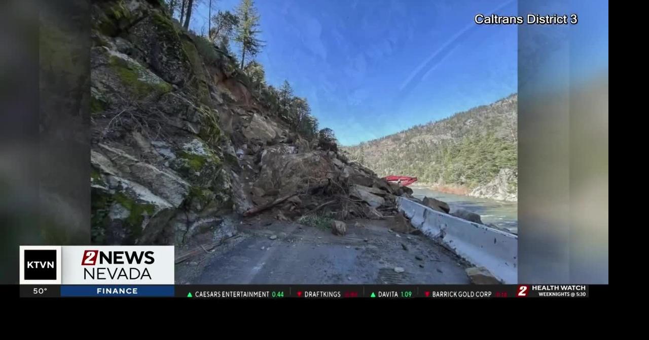 Rock Slide Closes State Route 70 | Videos | 2news.com
