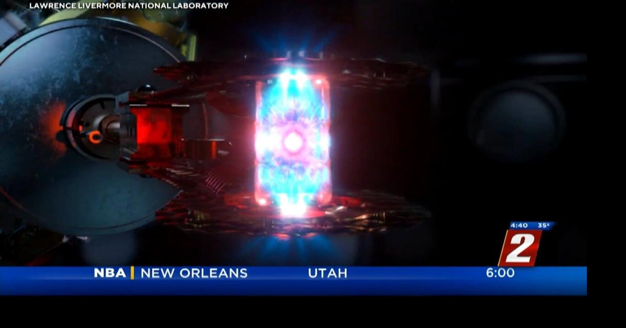 Fusion Reaction With Net Energy Gain Achieved | News | 2news.com