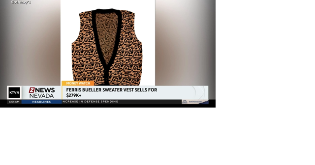 ferris bueller vest pattern