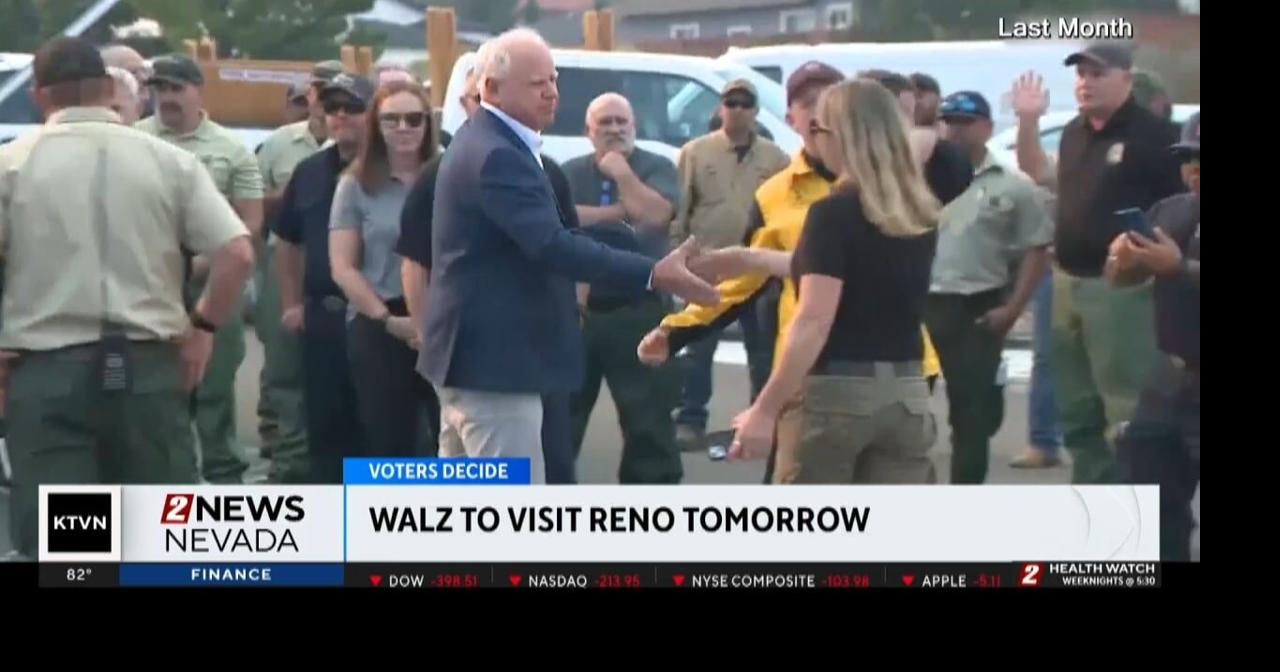 Governor Tim Walz returns to Reno for campaign rally | Campaign News ...