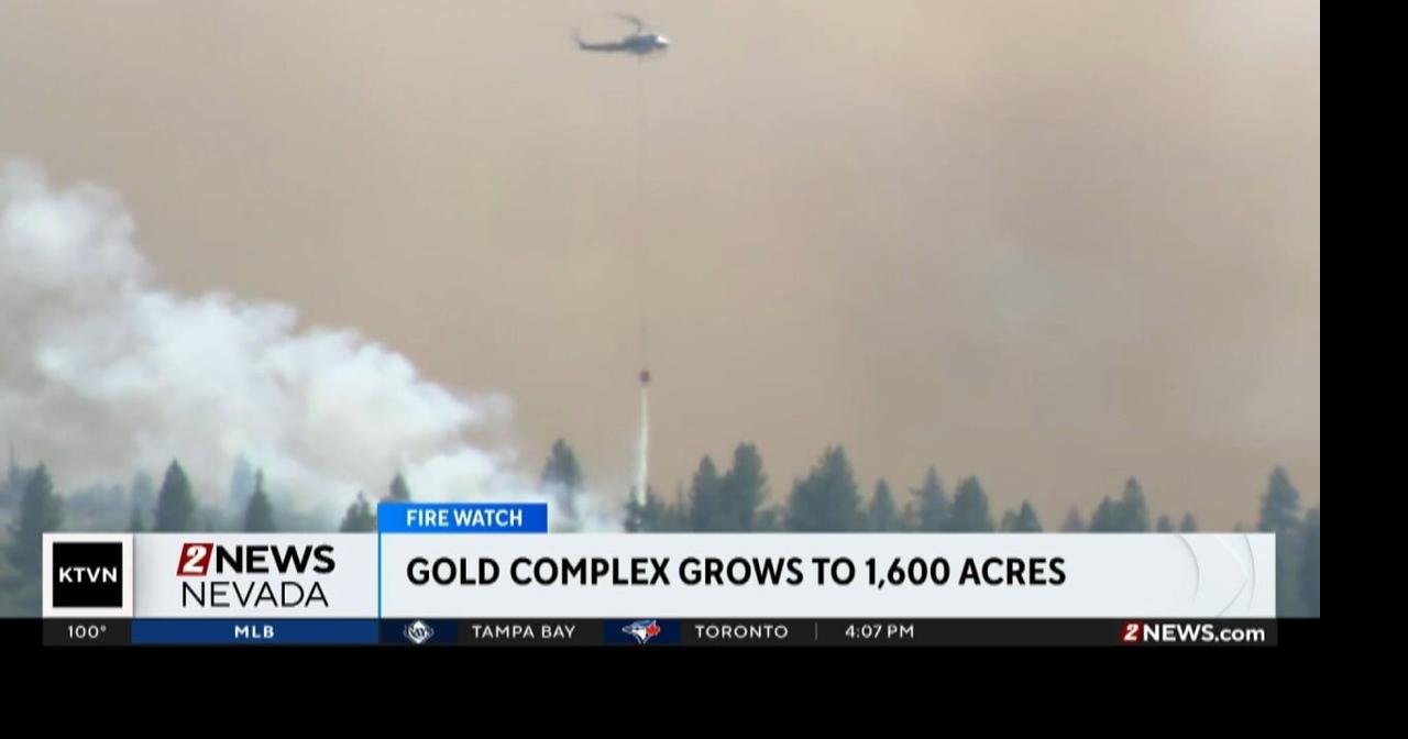 Gold Complex Fire Grows to 1,600 Acres | California News | 2news.com