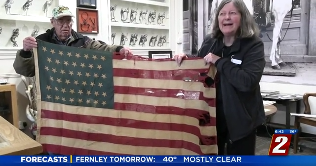 Nevada Backroads: Elko's 1912 American Flag | Videos | 2news.com