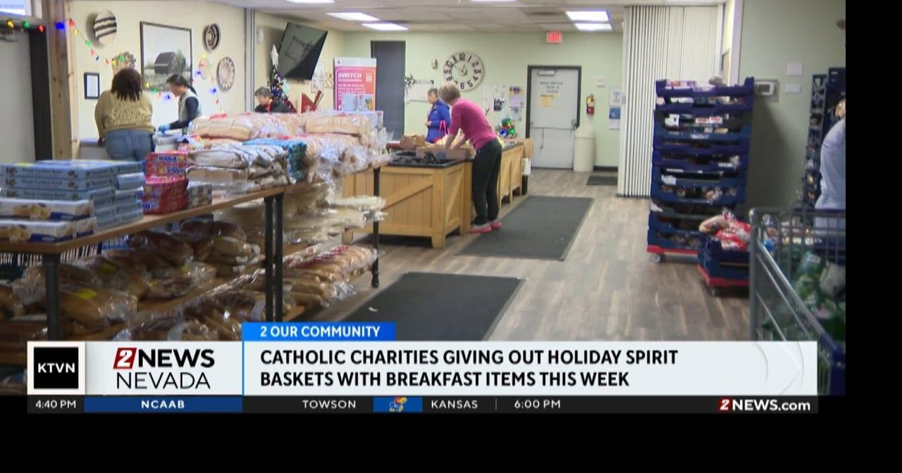 Catholic Charities giving out holiday spirit baskets | Local News ...