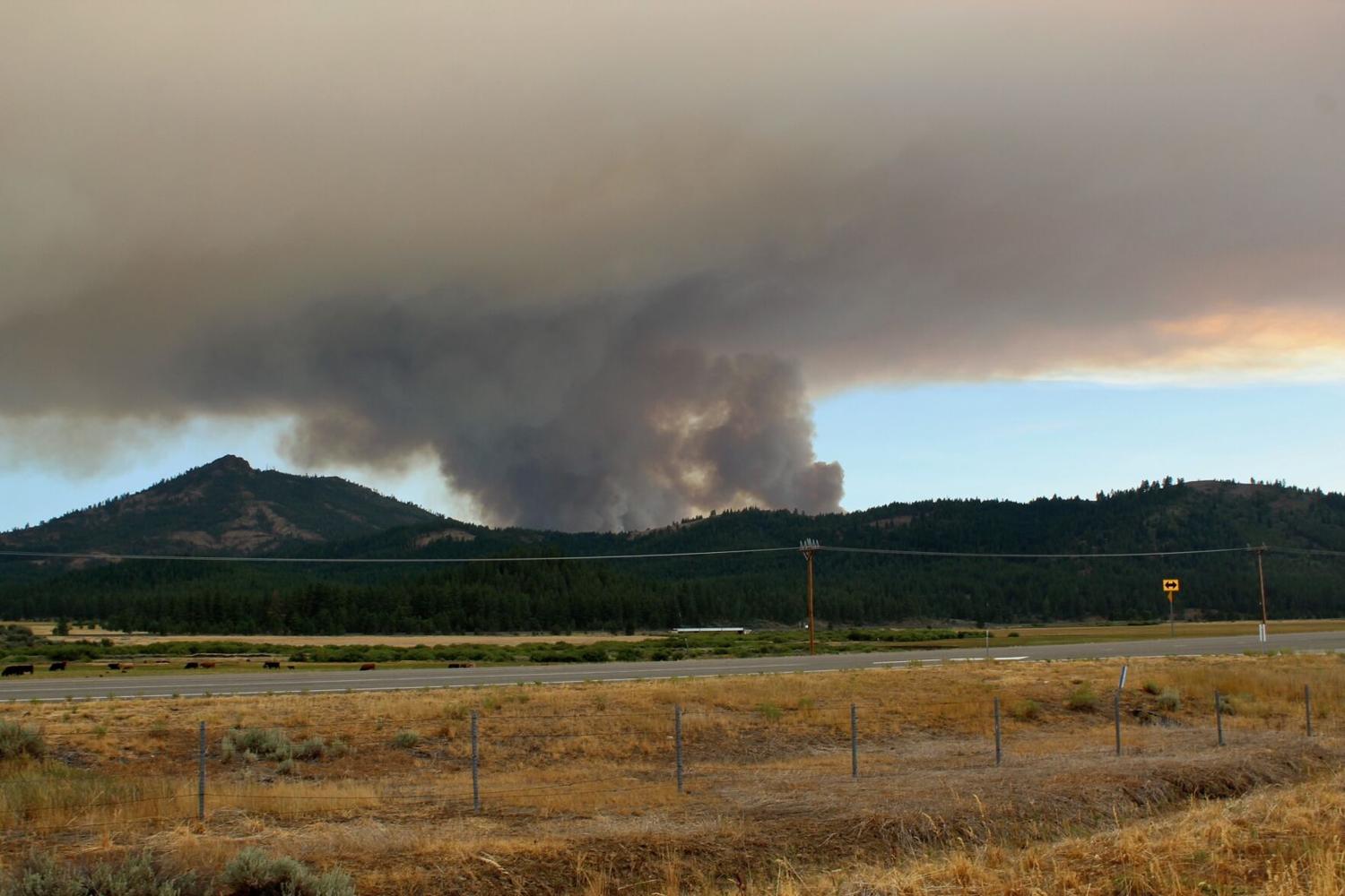 Gold Complex Fire Grows to Around 2,300 Acres, Power Outage Possible in ...