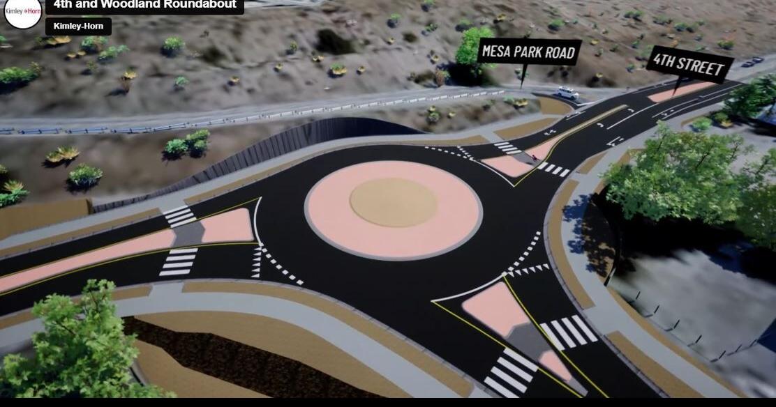 Weather Delays Extend Construction on 4th Street Roundabout in Reno ...