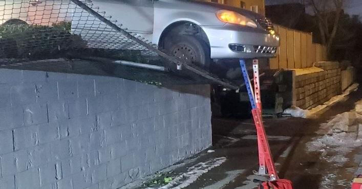 Fire Crews Rescue Driver After Car Goes Off Ledge in Reno | News ...
