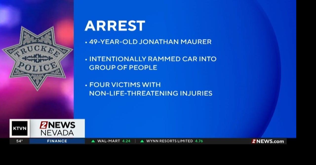 Truckee Police arrested driver they say intentionally hit a group of ...