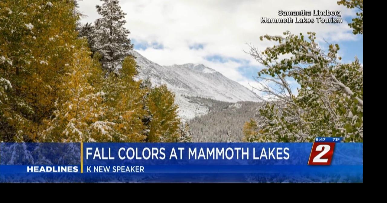 Mammoth Lakes Fall Colors | News | 2news.com