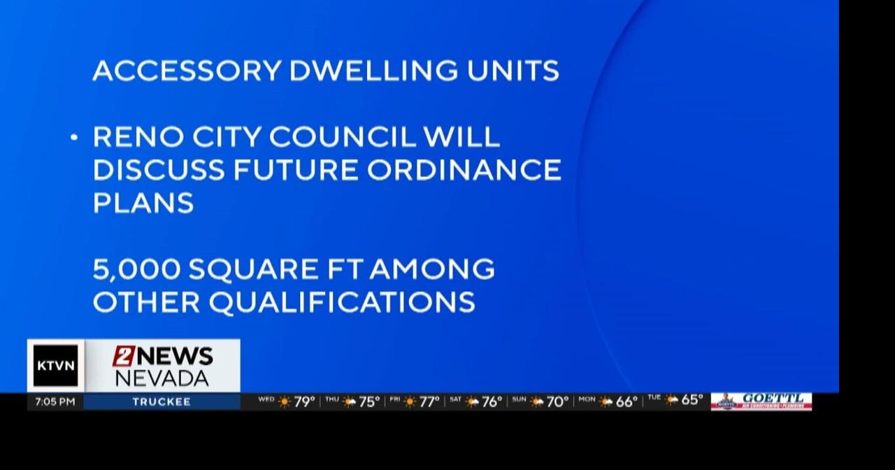 Reno City Council to discuss Accessory Dwelling Units | Local News ...