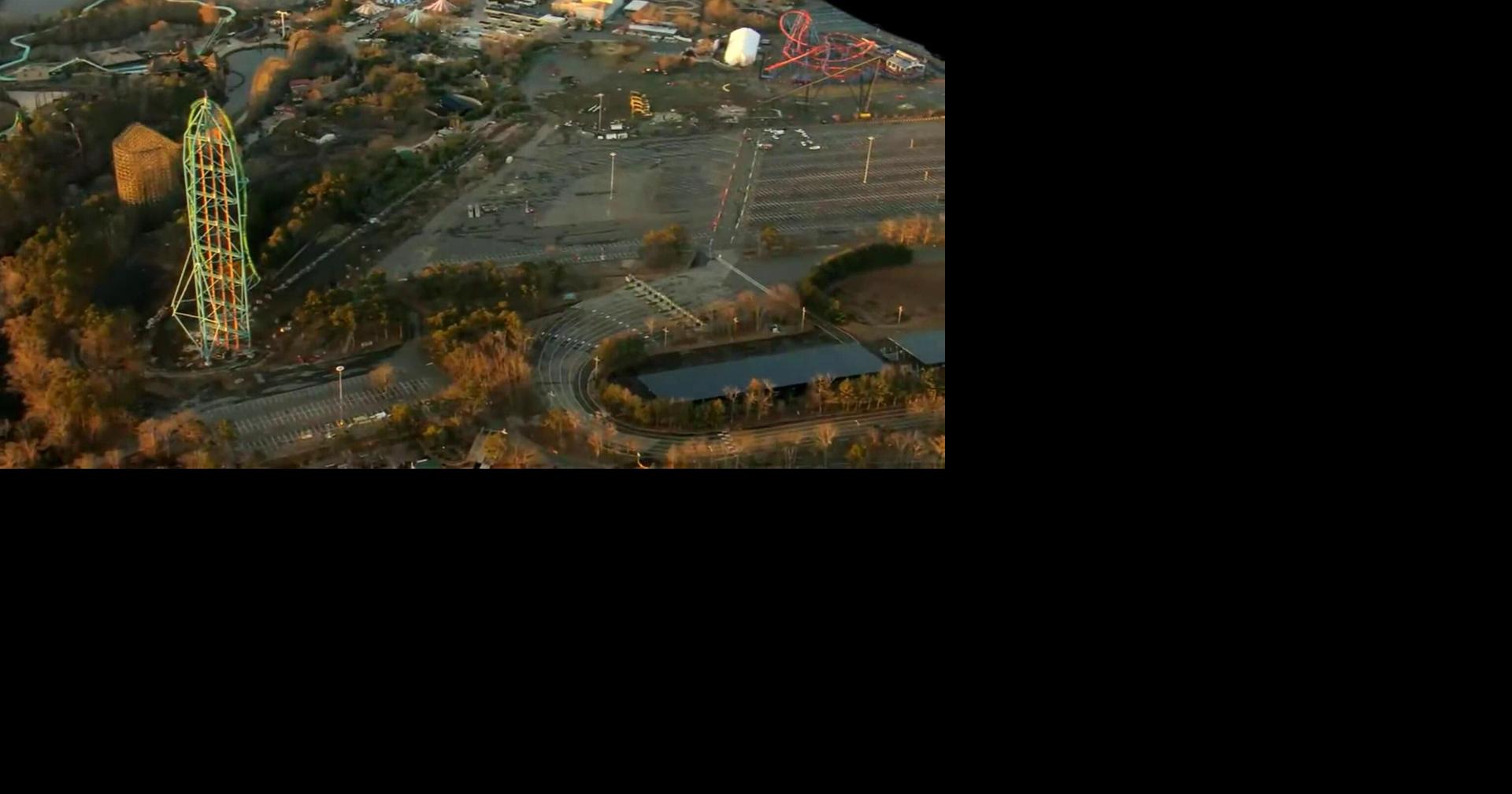 Six Flags Kingda Ka roller coaster demolition | Videos | 2news.com