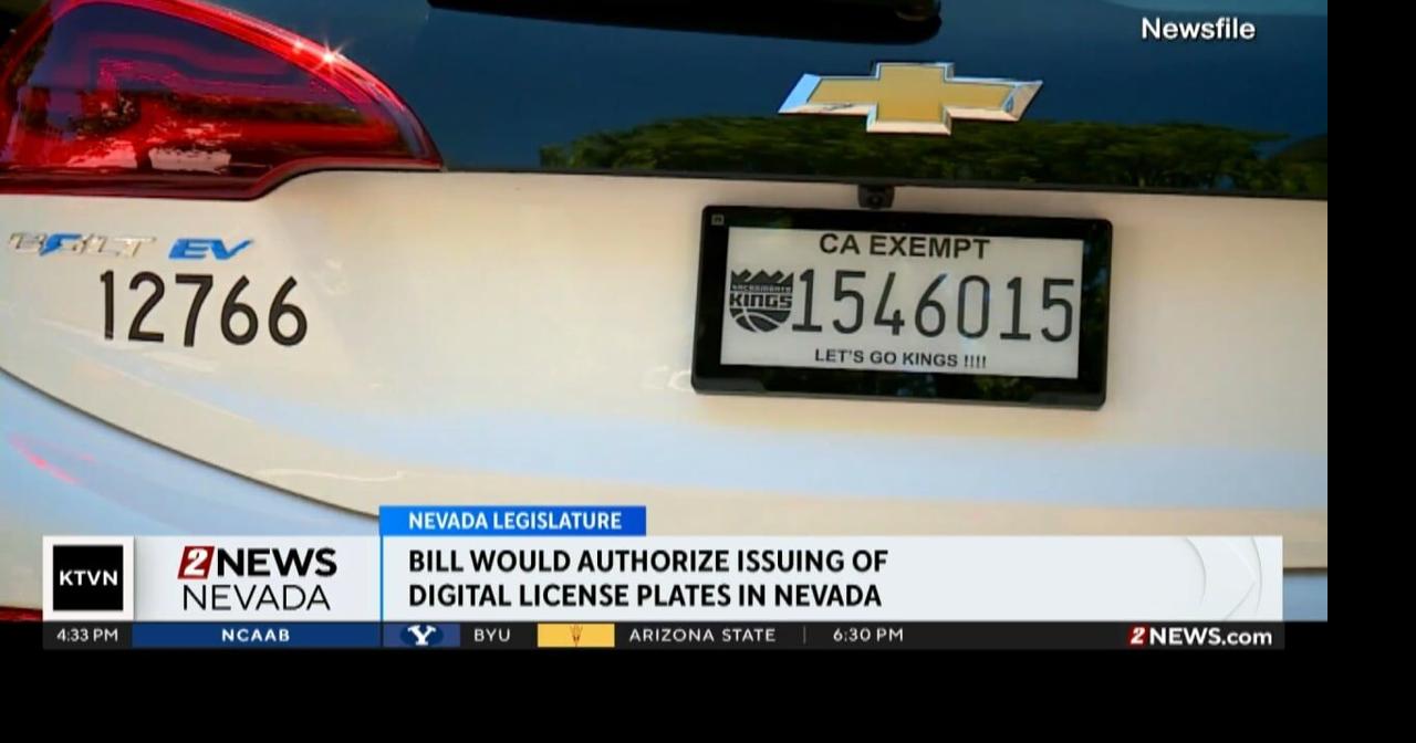 Nevada lawmakers considering bill allowing digital license plates ...