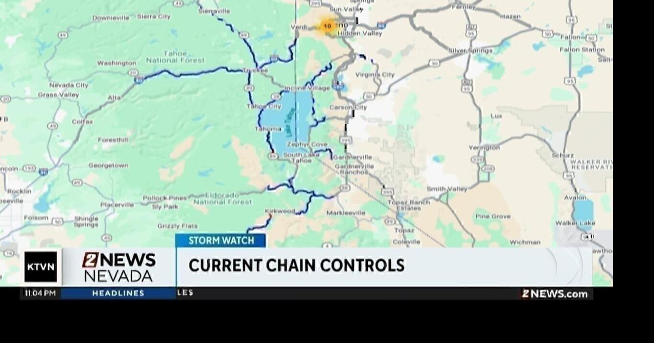 Chain controls and road closures in the Sierra | California News ...