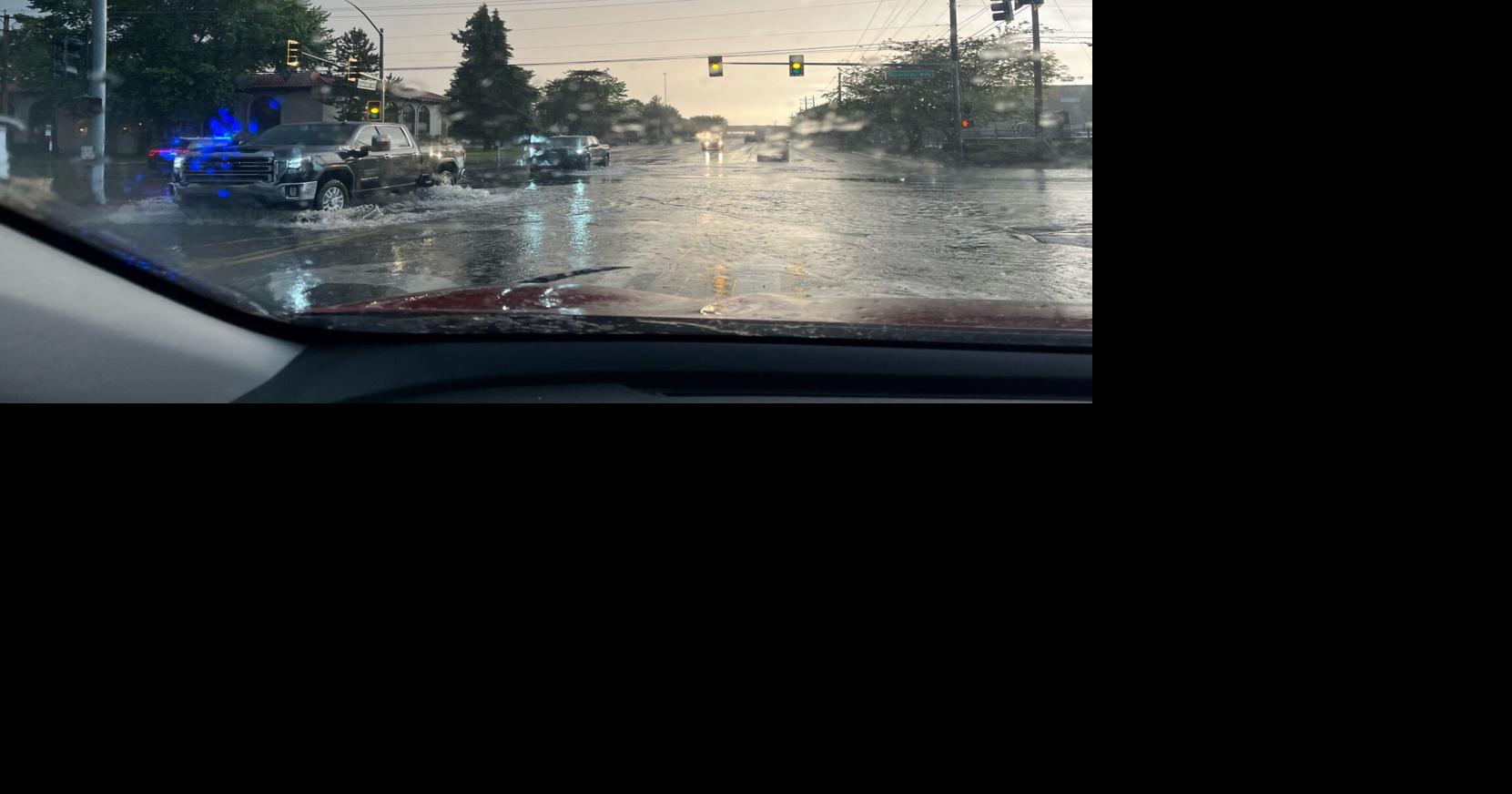 Flooding from storm closes Terminal Way at Vassar Street | California ...