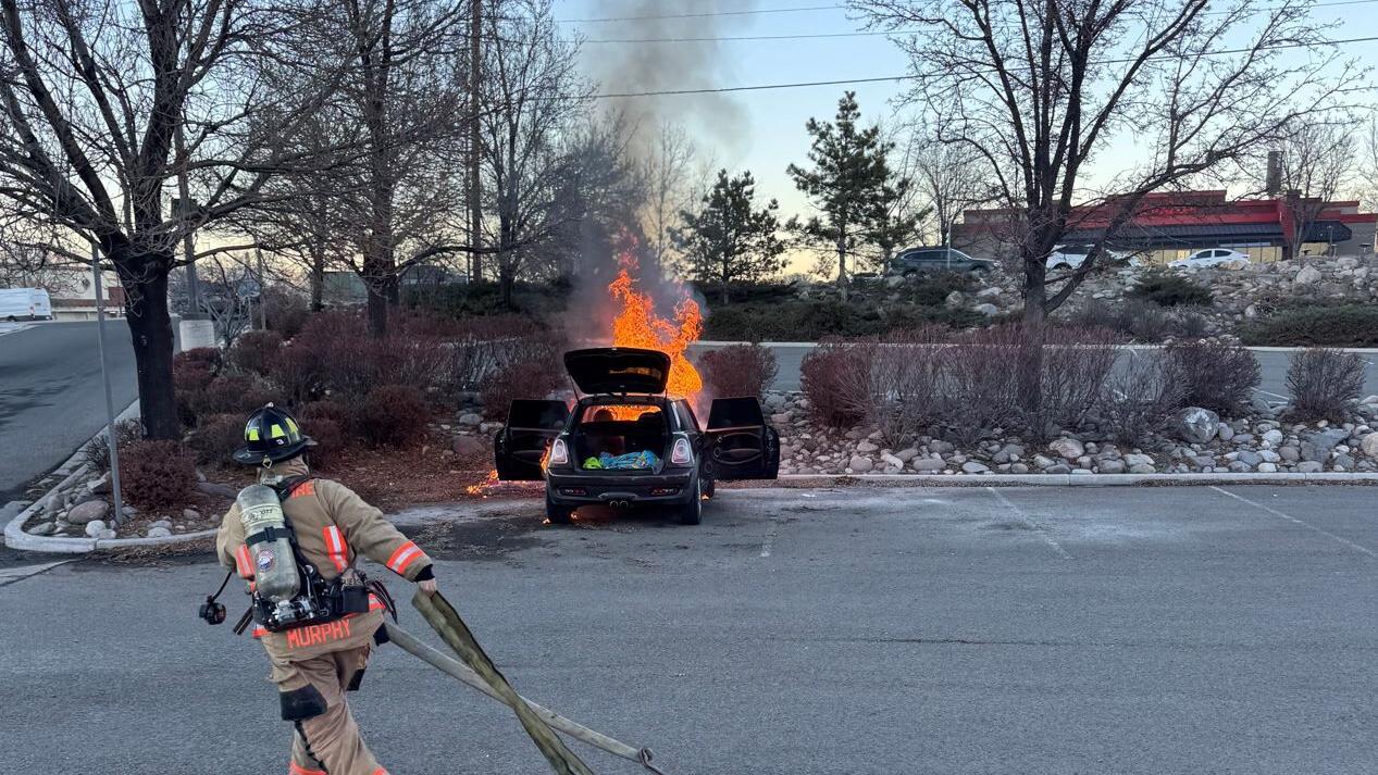 Reno Fire Department responds to car fire on Kietzke Lane | Local News ...