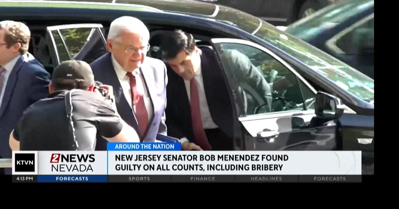 Sen. Bob Menendez to Resign From Office Following His Corruption ...