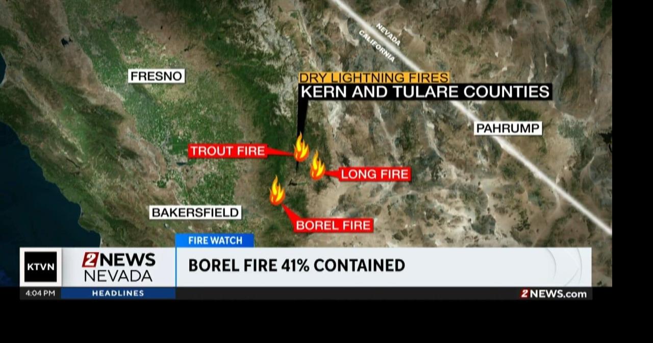 Borel Fire is 41% contained | Videos | 2news.com