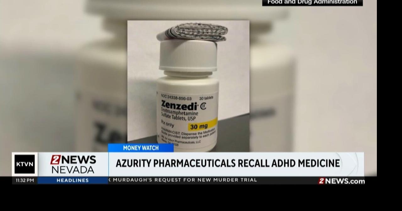 RECALL: Azurity Pharmaceuticals ADHD Medicine | News | 2news.com