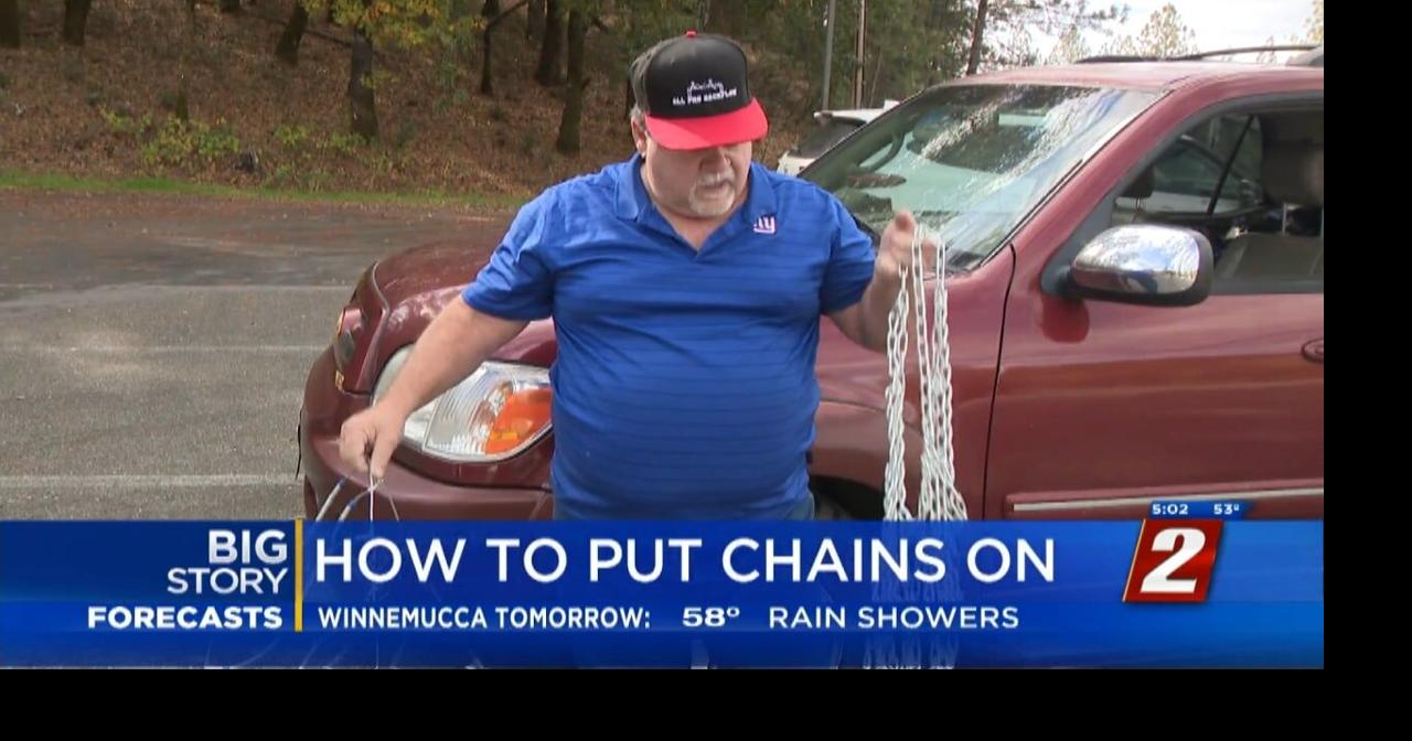 How to Put Chains On as Caltrans Gets Ready for Winter Season | News ...