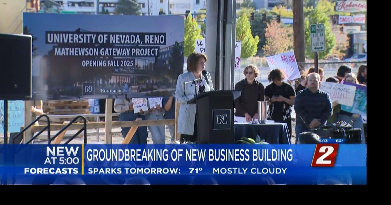 UNR Groundbreaking New Business Building | News | 2news.com