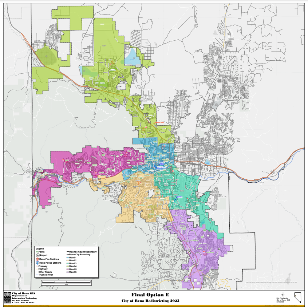 Reno City Council votes on new ward map | | 2news.com
