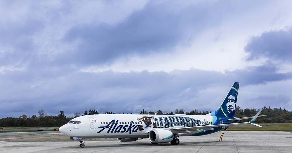 A High Fly: Alaska Airlines Unveils Mariners-Themed Airplane | News ...