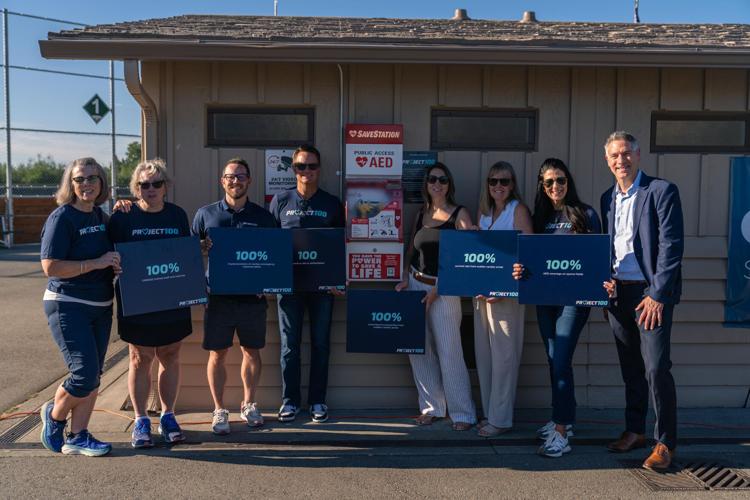 Project 100 Installs First of Many Life-Saving AED Stations | Wellness ...