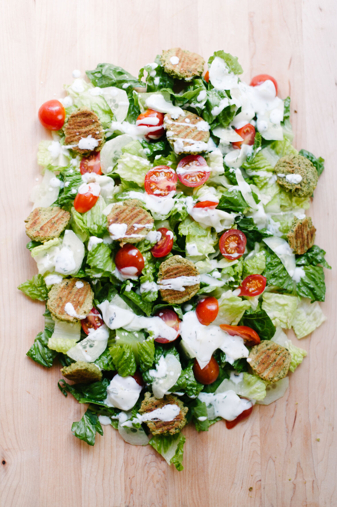 Salad Upgrade: Add Homemade Falafel Patties | Eat + Drink | 425magazine.com