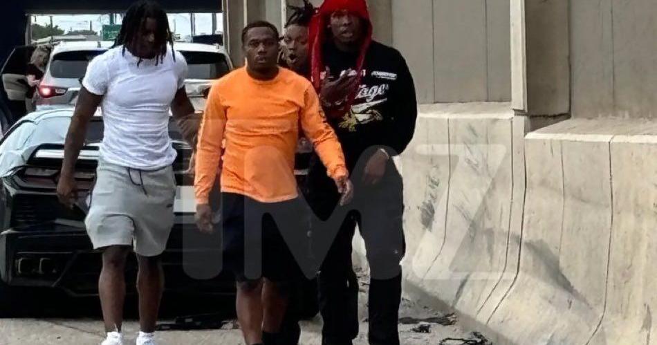 Chiefs’ Rashee Rice Behind the Wheel in Dallas Lamborghini Crash ...