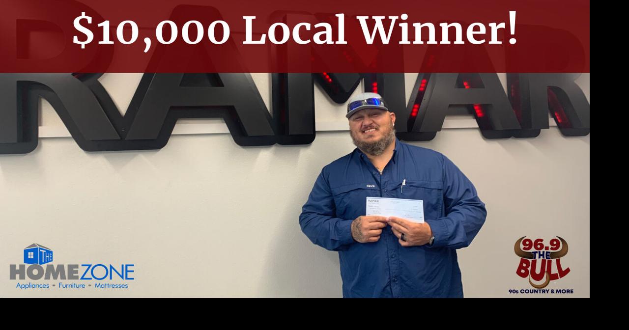 Congrats To Our 10k Winner | Local Entertainment | 969thebull.com