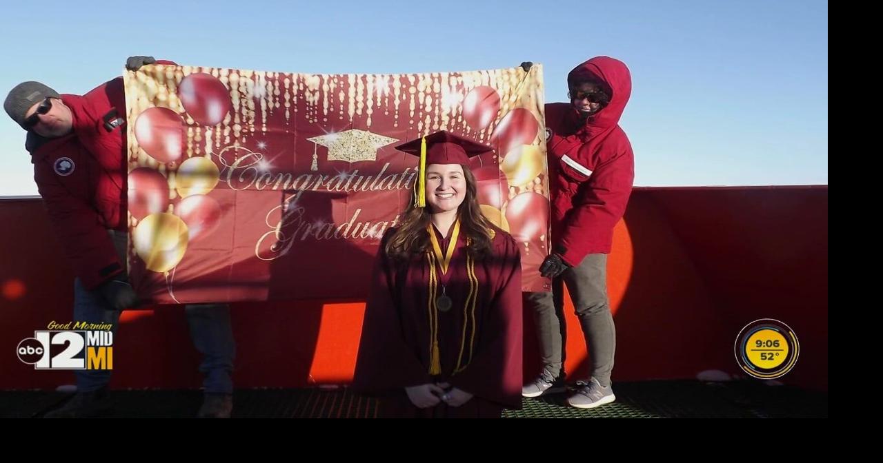 CMU graduate has commencement ceremony from Antarctica | Good Morning ...