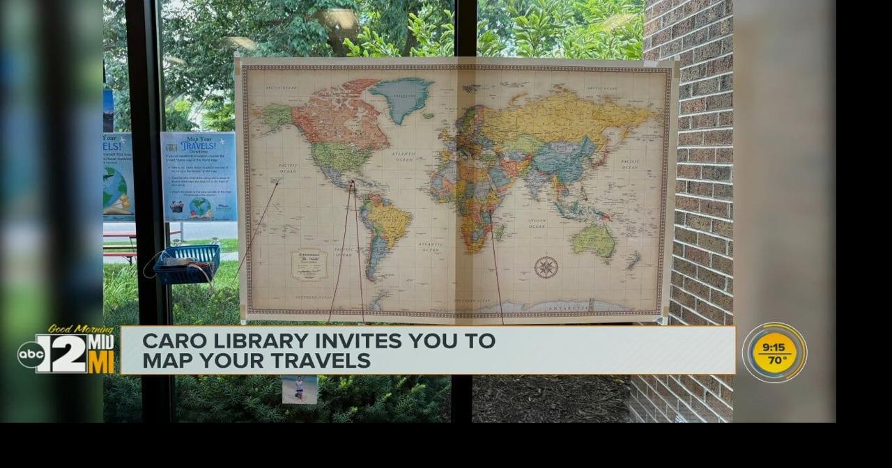 The Caro Library invites patrons to 'Map Your Travels' | Community ...