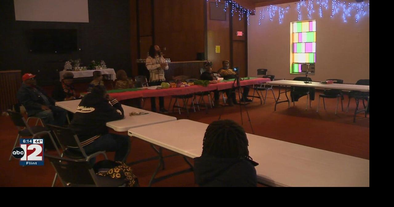 Flint community celebrates Kwanzaa at the Odyssey House | Local | abc12.com