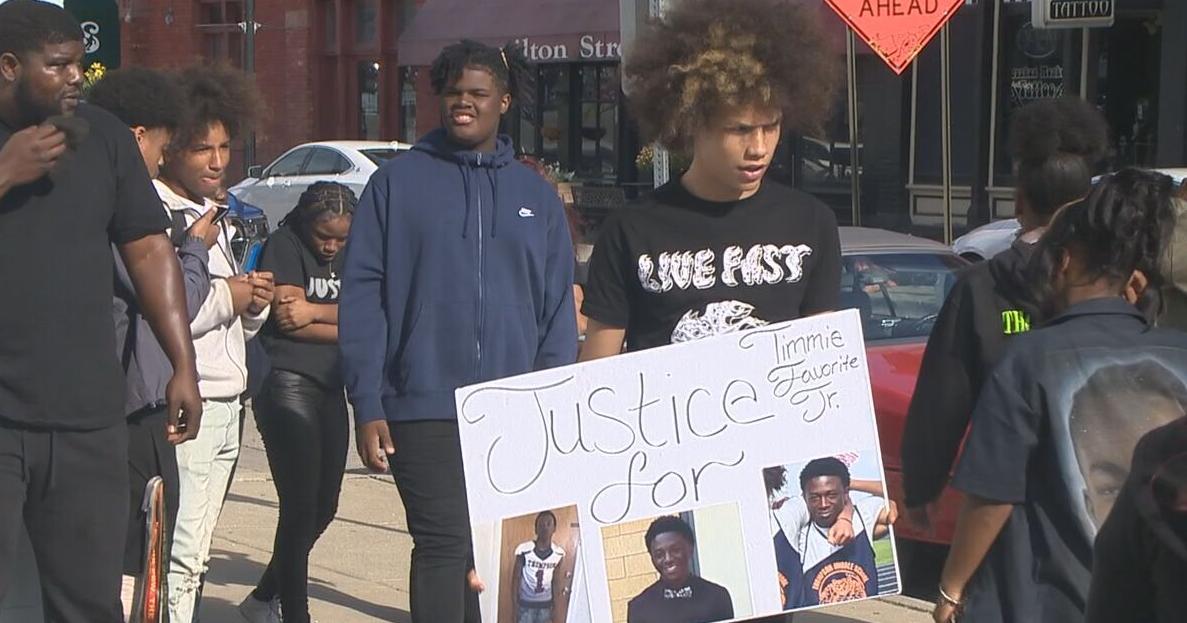 Peace walk honors Timmie Favorite Jr. as family hopes for justice ...