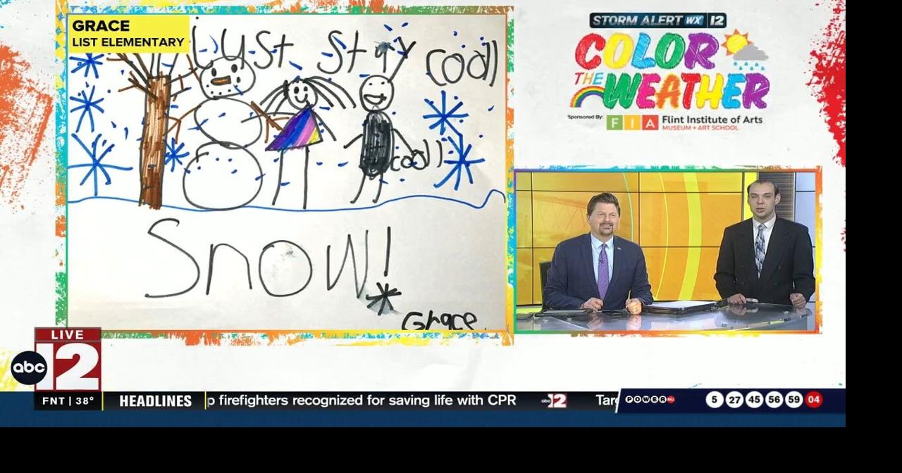 Color the Weather for Jan. 14, 2026: Grace | Video | abc12.com