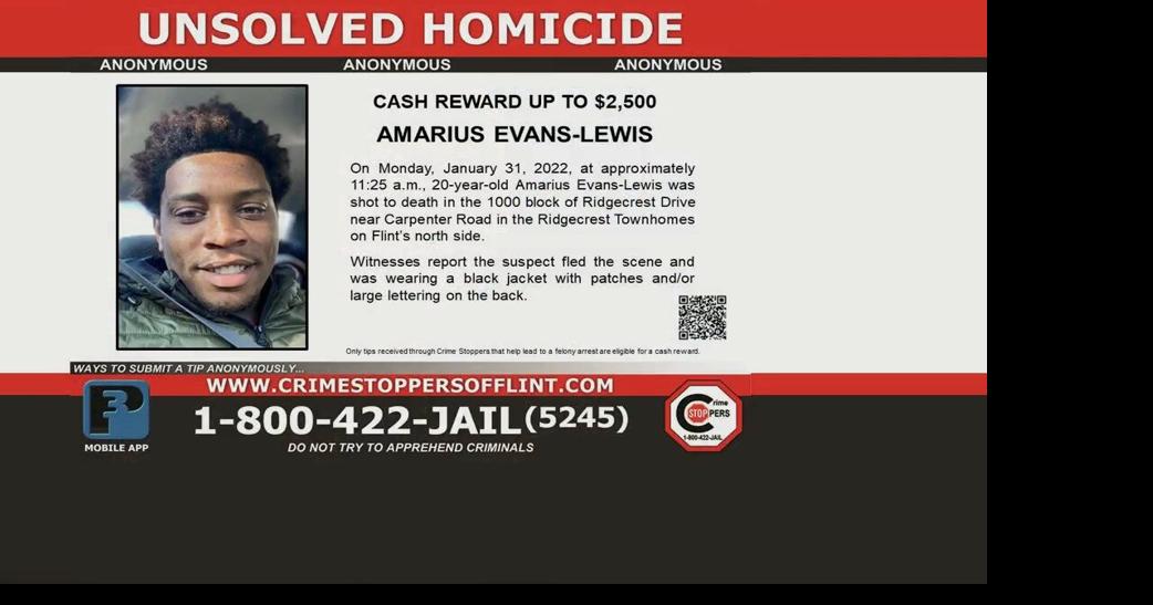 Flint Crime Stoppers looking for help solving a shooting from Jan. 2022 ...