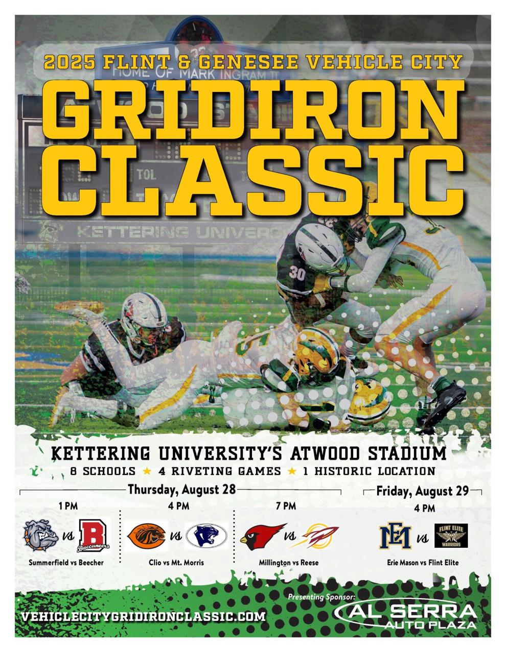 Dates and match-ups announced for this year's Gridiron Classic | Sports ...