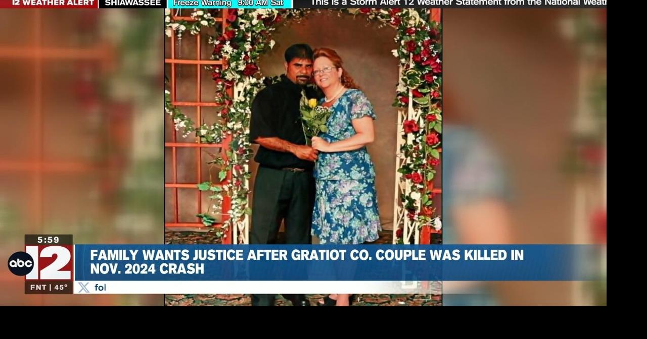 Family wants justice after couple was killed in November 2024 car crash ...