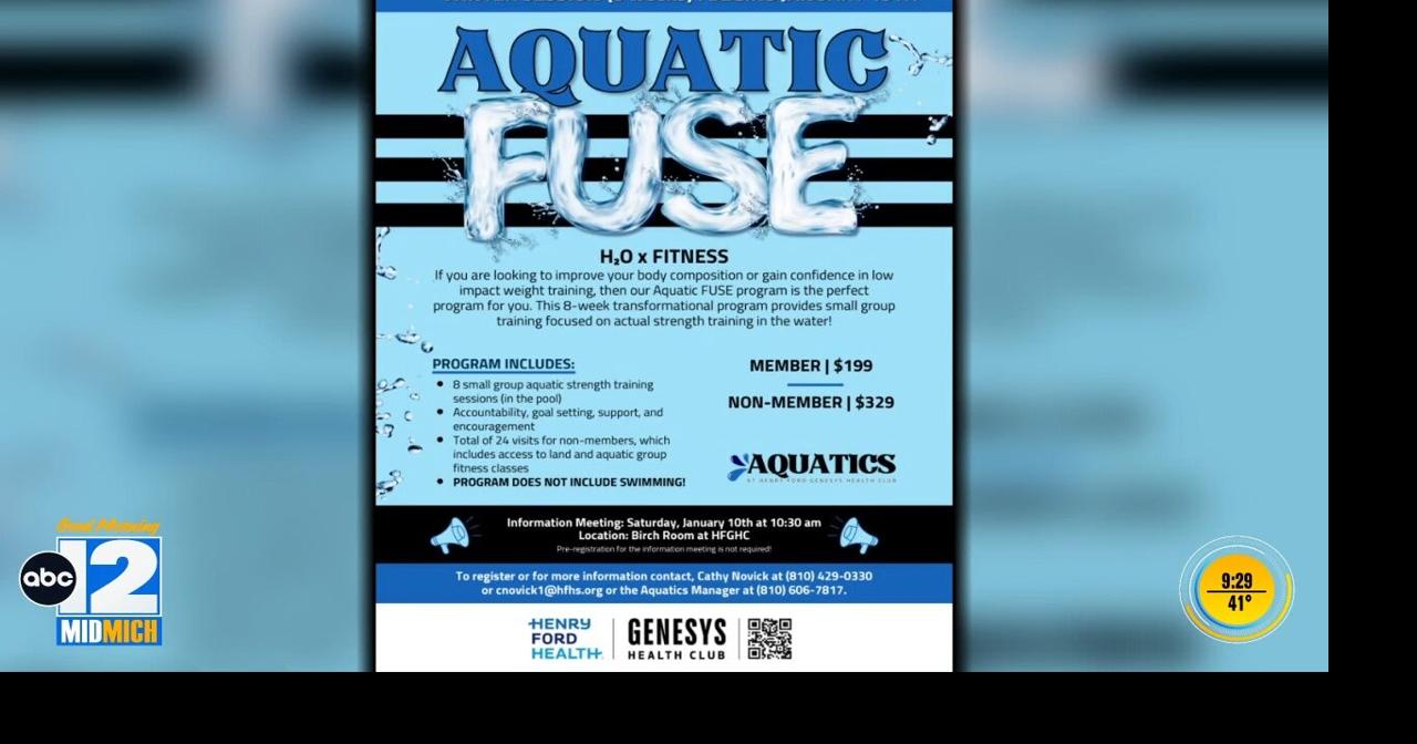 'Aquatic Fuse' fitness at Henry Ford Genesys Health Club | Video ...