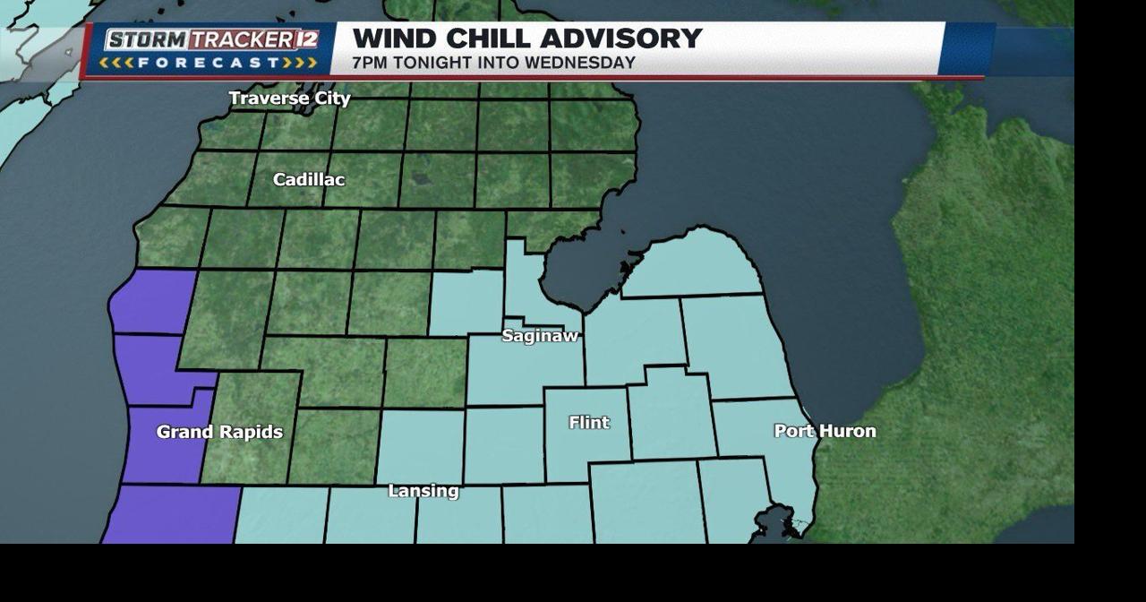 The coldest night of the week is tonight with bitter cold wind chills ...